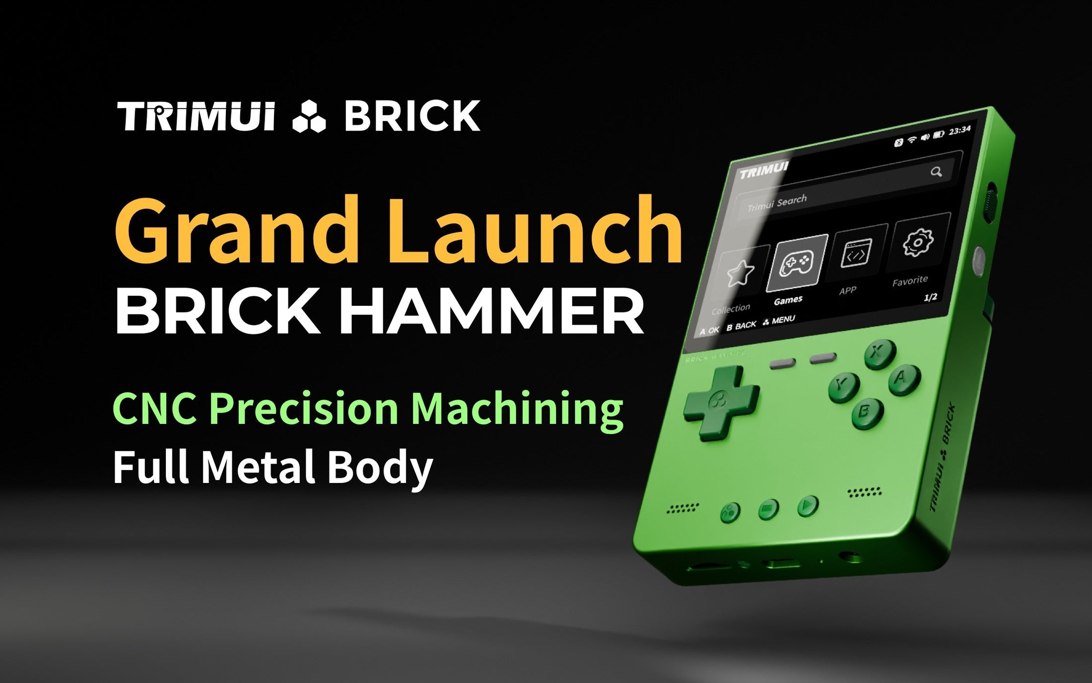 TRIMUI Brick Hammer Handheld Gaming Console - Anime Characters ...
