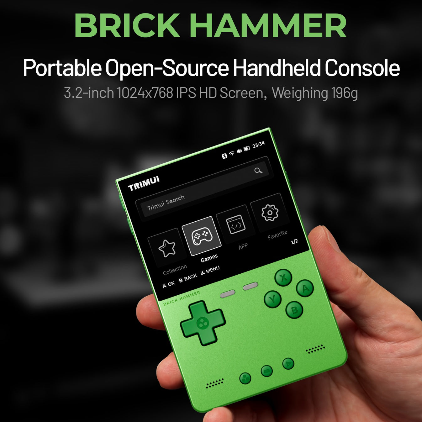 TRIMUI Brick Hammer Handheld Game Console – TRIMUI Store
